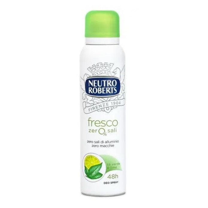 Neutro Roberts Fresco Green Tea Lime Aluminum Free Deodorant Spray 48h ...