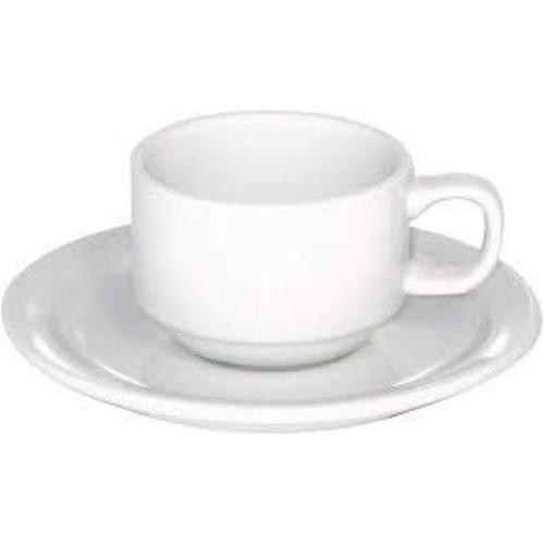 Armand Lebel Espresso White 12 Piece Cup & Saucer Set — Consiglio's ...